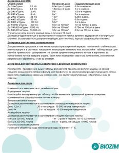 Биопрепарат для использования в БОС ведро/10кг BIOZIM B 500 : купить в ...